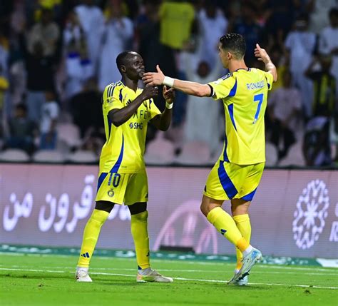 بهدفي رونالدو وماني النصر يفوز على الوحدة