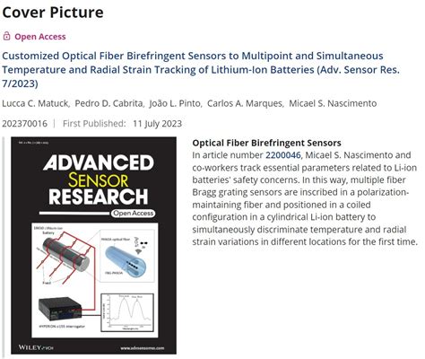 Front Page Of The Publication On Advanced Sensor Journal Instabat