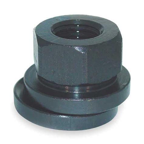 Te Co Spherical Flange Nut Steel Not Graded Black Oxide In Hex Wd In