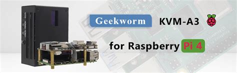Geekworm Kvm A3 Open Source Raspberry Pi 4 Ip Kvm Kit Only Support V3 Os Remote Server