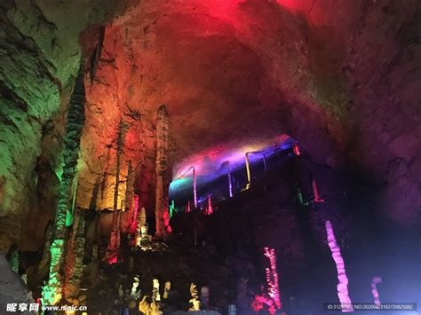 黄龙洞 溶洞 钟乳石摄影图 自然风景 旅游摄影 摄影图库 昵图网