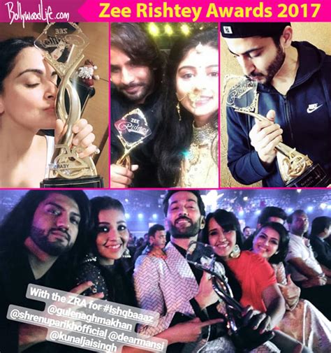 Zee Rishtey Awards 2017 Winners Sriti Jha Dheeraj Dhoopar Shraddha