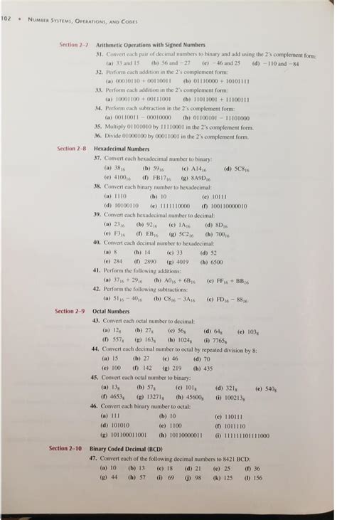 Solved Section 2 7 Arithmetic Operations With Signed Numbers