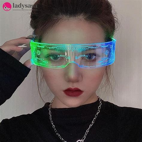 Ladysasa Wireless Luminous Led Glasses Halloween Christmas Birthday