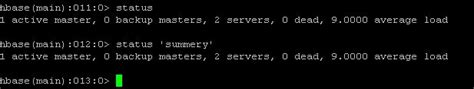 Commonly Used General Hbase Shell Commands