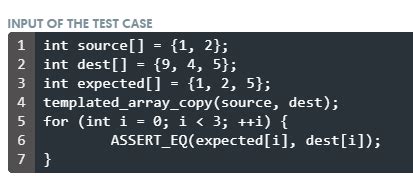 Solved Templated Array Copy Write A Function Named Chegg