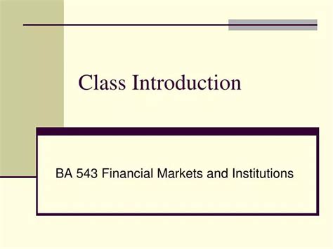 Ppt Class Introduction Powerpoint Presentation Free Download Id