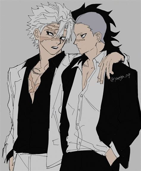 Genya Shinazugawa In A Suit Genya Shinazugawa Fanart Modern Sanemi
