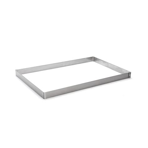 Stainless Steel Rectangular Pastry Frame 57x37x3 5cm De Buyer