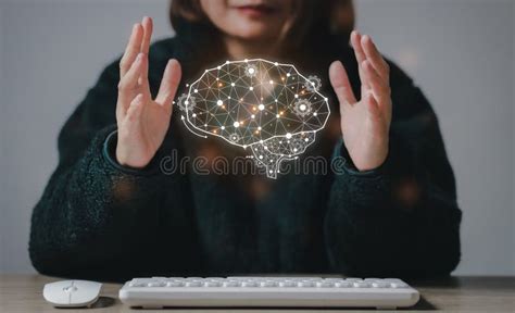 Artificial Intelligence Man Using Technology Smart Robot Ai