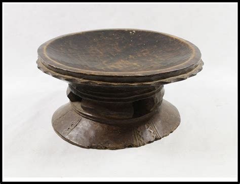 Antique Nice Ifugao Igorot Philippines Bowl Tray Wood Bullul Look Rare