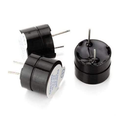4pcs Lot 12mm Diameter Universal Mini Buzzer Piezoelectric 3v 5v 12v Magnetic 85db Long