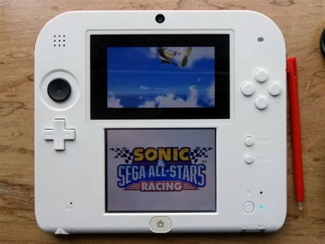 Nintendo 2ds Whitered Sonic Sega All Stars Racing For Sale In Kilcock