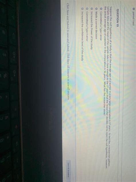 Solved Paired T Test QUESTION Suppose The Null Hypothesis Chegg