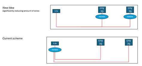 Wiring Question Multiple Cny70 Sensors In Tight Space Sensors