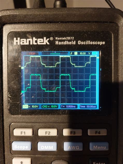Oscilloscope Ir2110 High Side Mosfet Gate Signal Is Not Squared