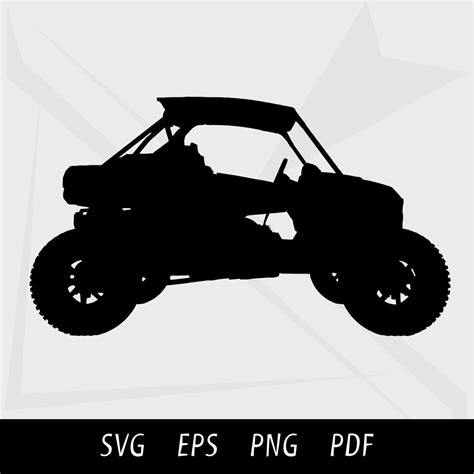 Polaris Rzr Clipart Svgepspdfpng Sxsutv Svg Cricut And Etsy