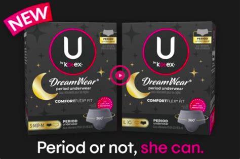 Tryspree U By Kotex Period Underwear Sample For Free