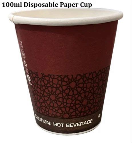 100ml Disposable Paper Cup At Rs 022piece Hot Paper Cup In Karnal