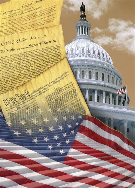 Patriotische Symbole Die Vereinigten Staaten Von Amerika Stockfoto