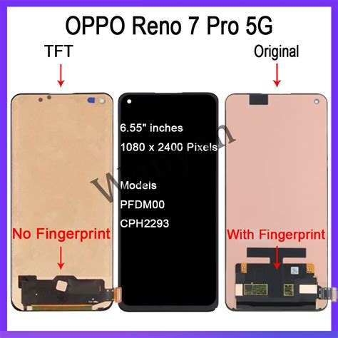 OEM OLED TFT For OPPO Reno 7 4G 5G Reno 7Z 5G Reno 7 Pro 5G LCD Display Touch Screen