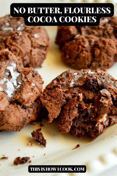 Easy Flourless Chocolate Cookies Recipe