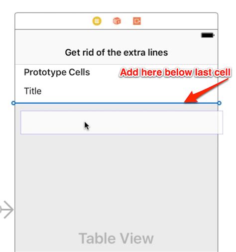 how to remove extra separator lines in a uitableview
