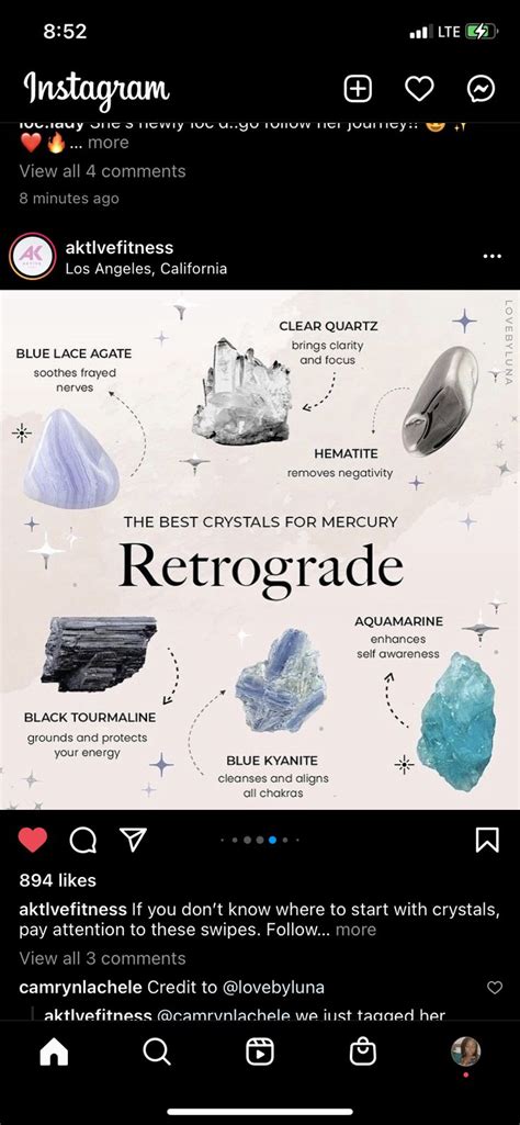 Mercury Retrograde Blue Lace Agate Black Tourmaline Kyanite Rituals