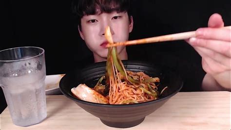 열무 김치 비빔국수 Youtube
