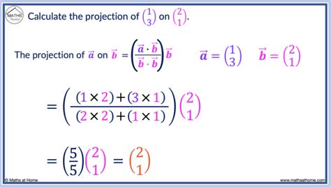 How To Calculate Scalar And Vector Projections