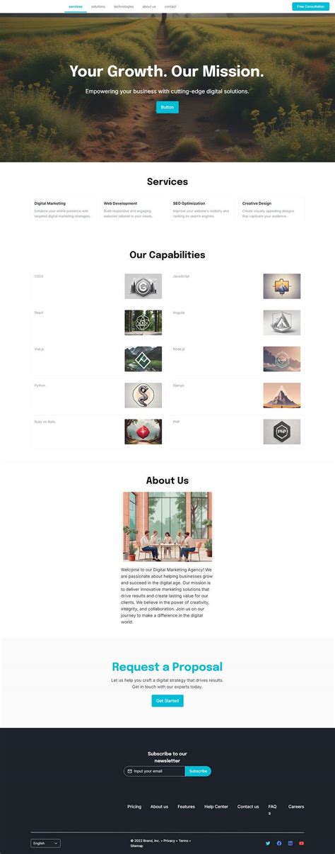 Entry By Mailtoafaqceo For Digital Marketing Agency Website Design