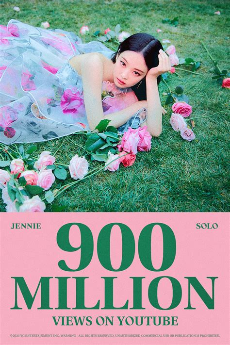 Jennie Lập Kỷ Lục Khi Mv Solo Vượt Mốc 900 Triệu Lượt Xem