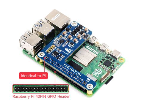 Raspberry Pi 5 Power Over Ethernet Poe Hat G 802 3af At Network Stan Kuriosity