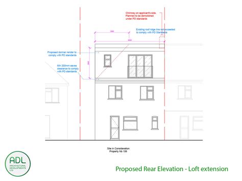 Hip To Gable Loft Conversion Under Permitted Development Adl Design