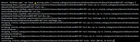 Yolov Filenotfounderror Train No Labels Found In Visdrone Det Train Labels Cache