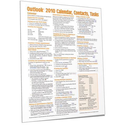 Microsoft Project 2010 Intermediate Quick Reference Card Beezix