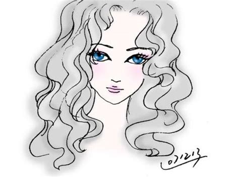 卷发美女头简笔画视频 简笔画图片大全 普车都