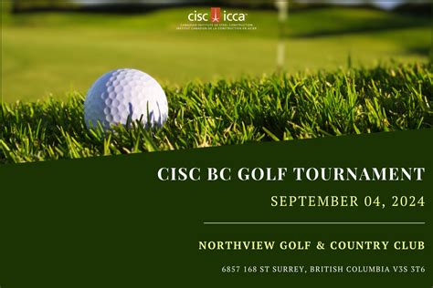 Cisc Bc Golf Tournament Cisc Icca