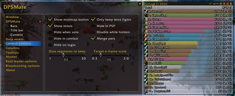 DPSMate Addon For World Of Warcraft Vanilla 1 12 1