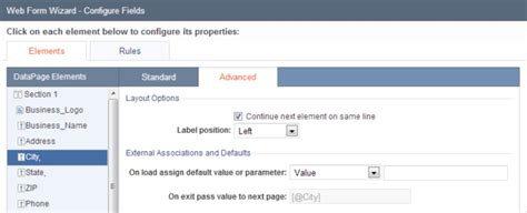 Put Multiple Fields On One Line Caspio Online Help
