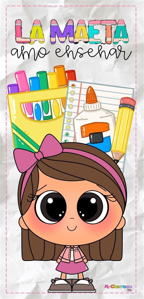 Pin de Edna en salon Diseño preescolar Imagenes de maestras animadas