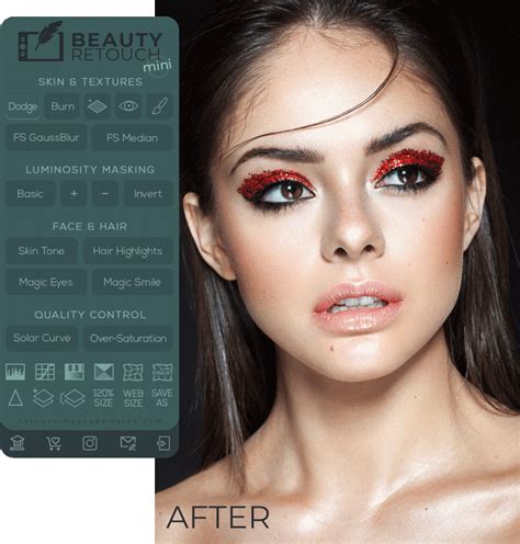 Beauty Retouch Mini Panel UXP The Retouching Academy Lab