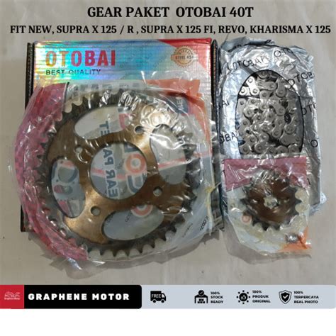 Jual Gear Gir Set Gear Gir Paket Supra Fit New Supra X 125 Inj Revo Old 40t Kota Semarang