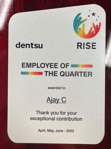 Ajay Hiraskar On Linkedin Dentsu Carat Employeeofthequarter 24 Comments