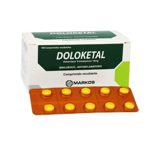 Ketorolaco 10 Mg Doloketal Blister 10 Tabletas Rappi