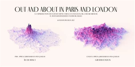 a comparative 3d population density map of paris and london r geography
