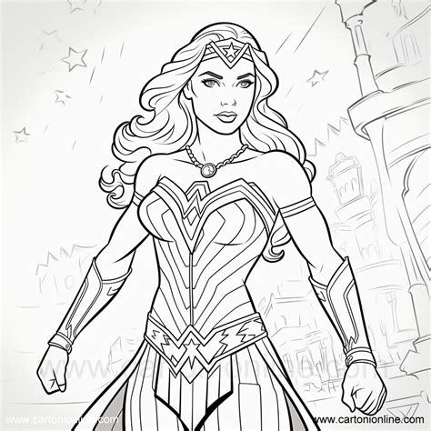 Wonder Woman 37 From Wonder Woman Coloring Page