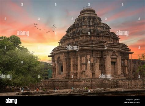 Ancient Konark Sun Temple At Sunrise Konark Sun Temple Was Built In