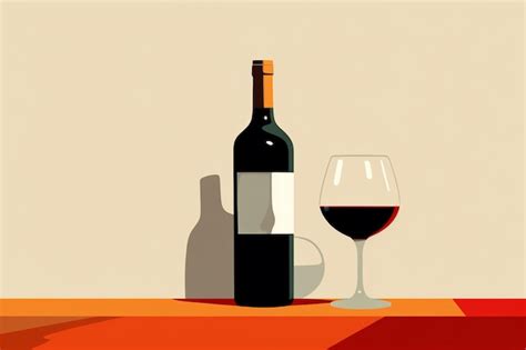 Premium Photo Vintage Elegance Vector Illustration Of A Bottle And