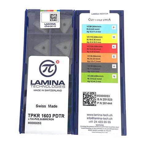 TPKR1603PDTR LT30 100 Orijinal LAMINA Karb R U En Iyi Kalite Ile 10